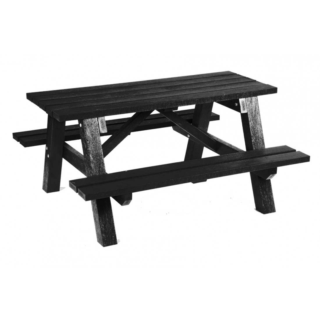 Recycled Picnic Table - Adult - Black