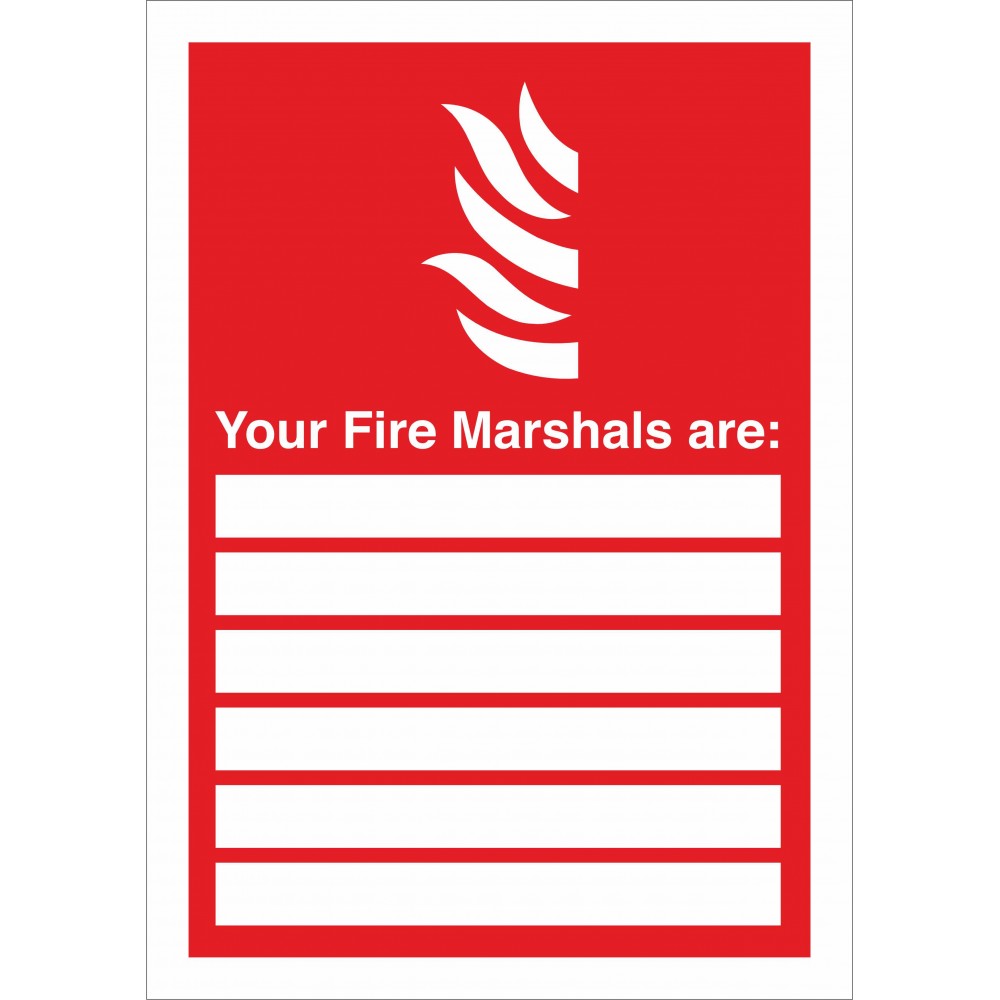 Fire Marshals Sign