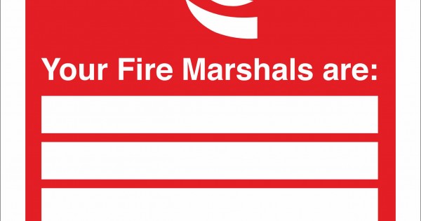 Fire Marshals Sign