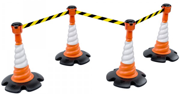 Skipper Helix Cone Retractable Safety Barrier Kit | Fast Delivery from ...